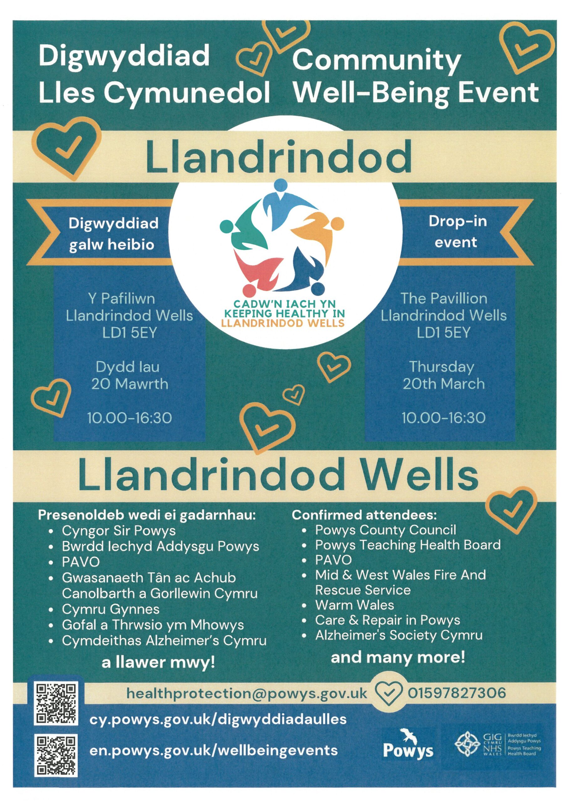 Community Well- Being Event - Llandrindod Wells Town Council